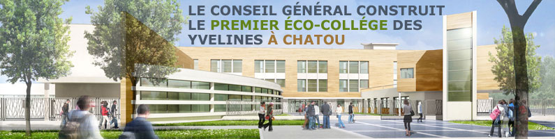 Bandeau : college chatou - Conseil départemental des Yvelines