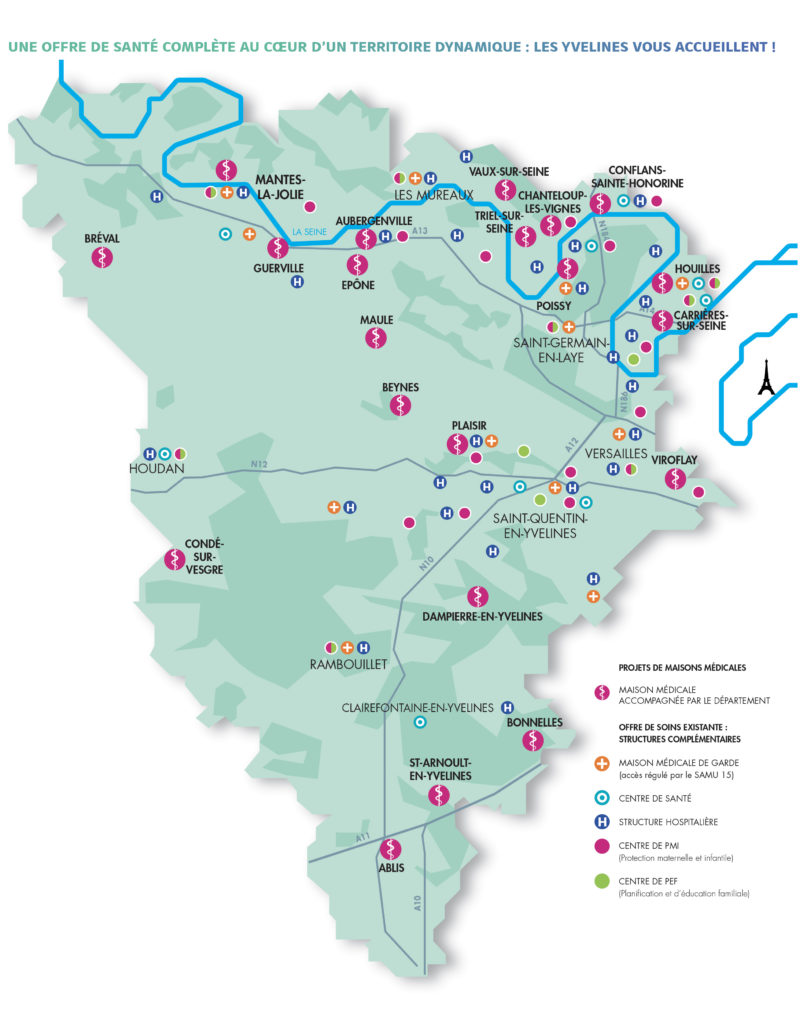 Carte 1 - Conseil départemental des Yvelines