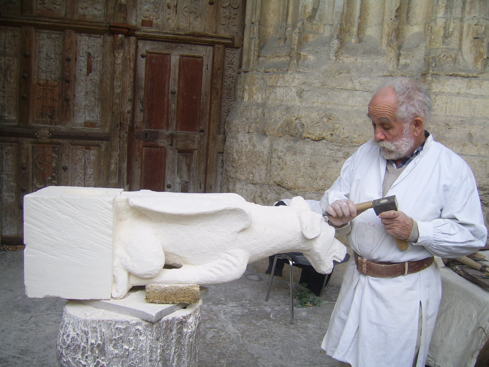 Ete Royal_Atelier Taille de pierre - Conseil départemental des Yvelines